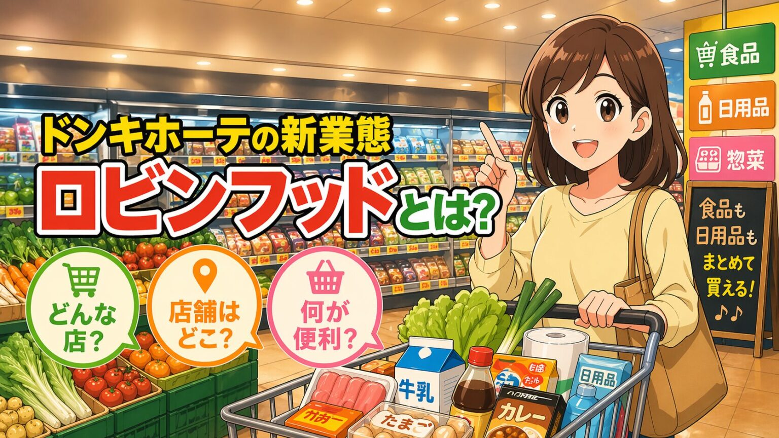 ドン・キホーテの新業態ロビンフッドとは？特徴や店舗情報をわかりやすく解説！ - ギークちゃんのメモ帳